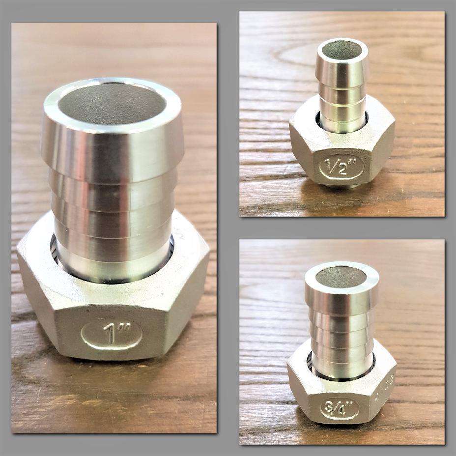 Stainless Steel BSP Nut and Tail | Online Shop | Stattin Stainless