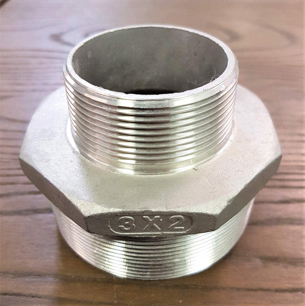 Stainless Reducing BSP Hex Nipple | Online Shop | Stattin Stainless