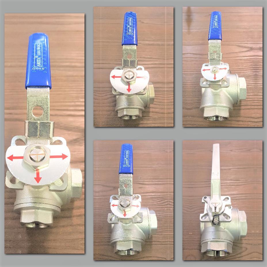 T Port 3 Way Ball Valve | Online Shop | Stattin Stainless